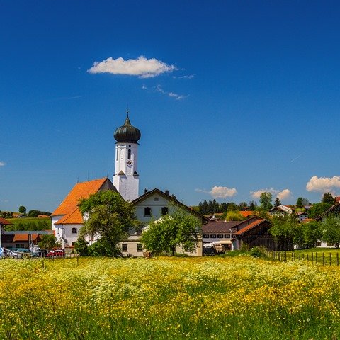 Halblech im Allgäu - Webcam der Gemeinde - Panormablick auf das ...
